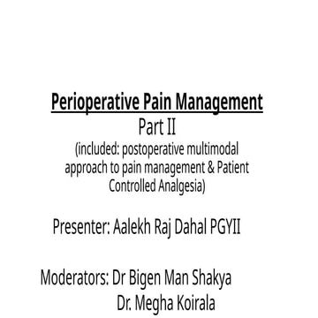 my final Post Op Multi-modal Analgesia.pptx