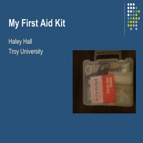 My First Aid Kit | PPT