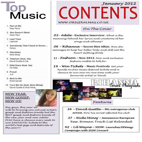 My first draft contents page 2 | DOCX