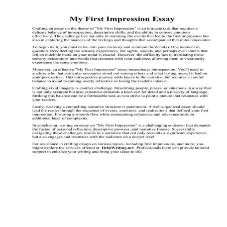 My First Impression Essay.pdf