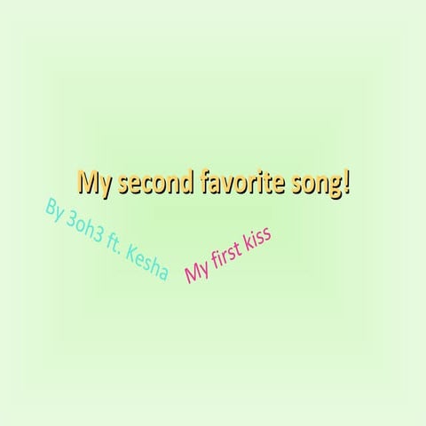 My first kiss | PPT
