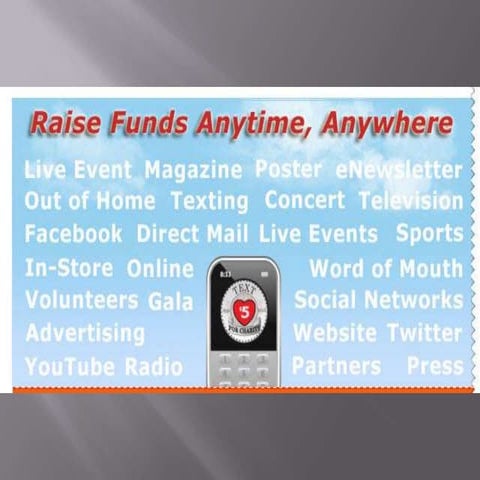 Charity Donation, Text Donation | PPT