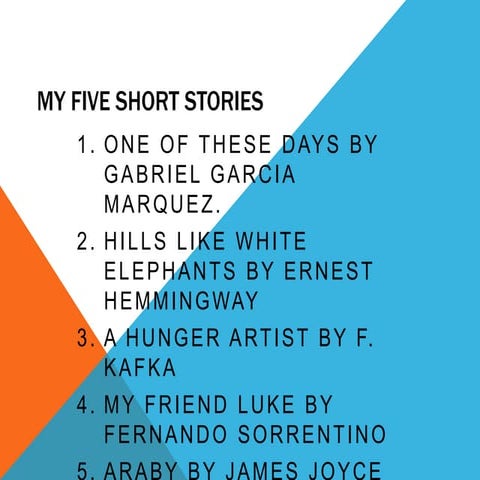 My five short stories | PPT