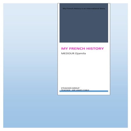 My frenchhistory | PDF