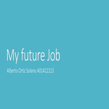 My future job (1) | PPTX