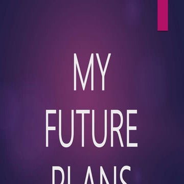 My future plans | PPTX
