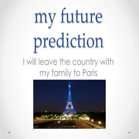 My future prediction | PPTX