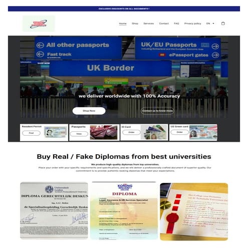 Authentic US driver’s License | myglobaldocuments | PDF