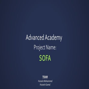 Sofa Application Pptx