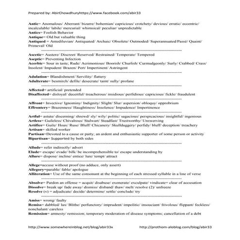 Homogeneous GRE words | DOCX