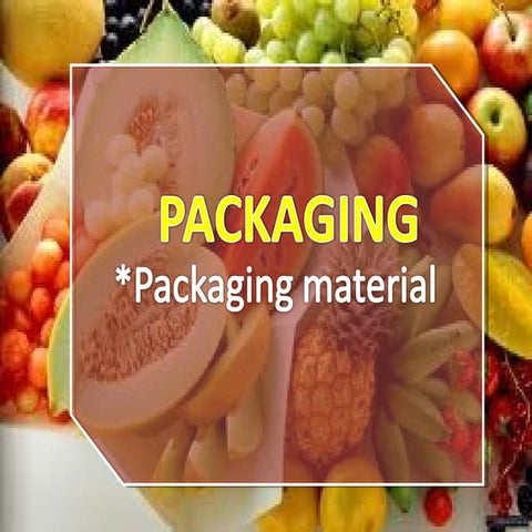 post harvest material | PPT