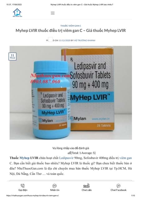 Thuoc Viread 245mg Tenofovir dieu tri viem gan B.pdf