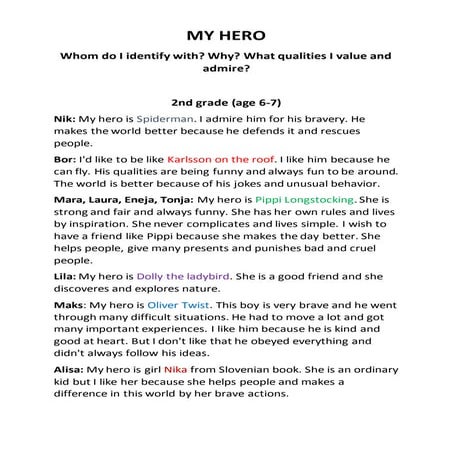 My hero | PDF