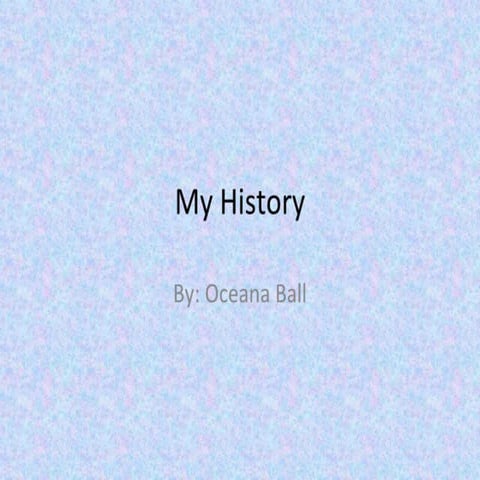 My history | PDF