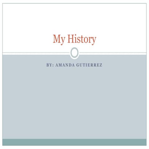 My history ppt | PPTX