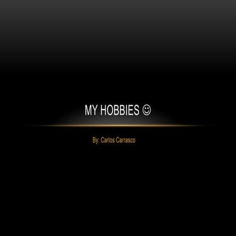 My hobbies | PPTX