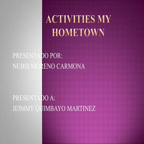 My hometown | PPT