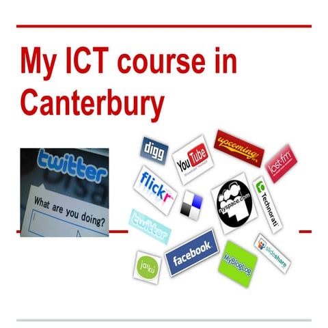 My ict course in canterbury | PDF