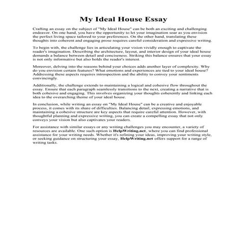 My Ideal House Essay.pdf