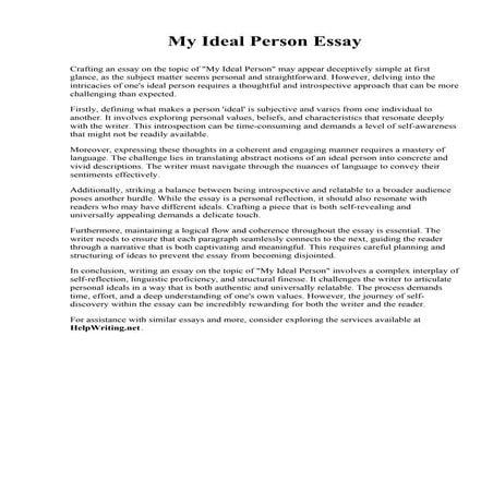 My Ideal Person Essay.pdf