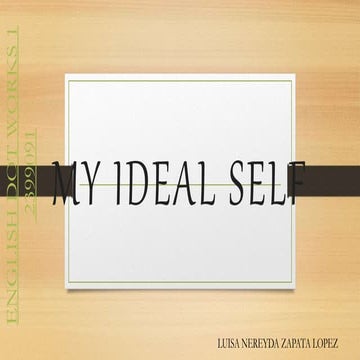 My ideal self | PPTX