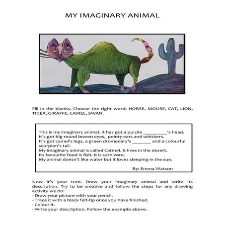 My imaginary animal sample | DOC