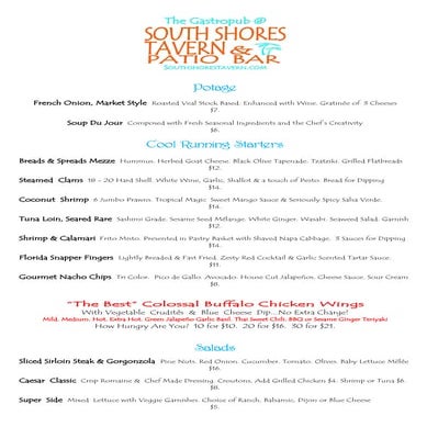 Gastropub Food Menu | PDF