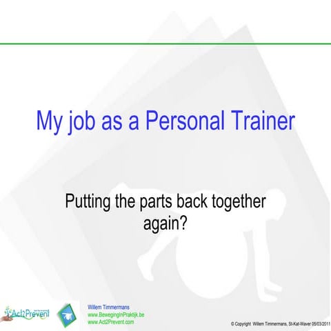 My Job As As Pt (2) | PPT