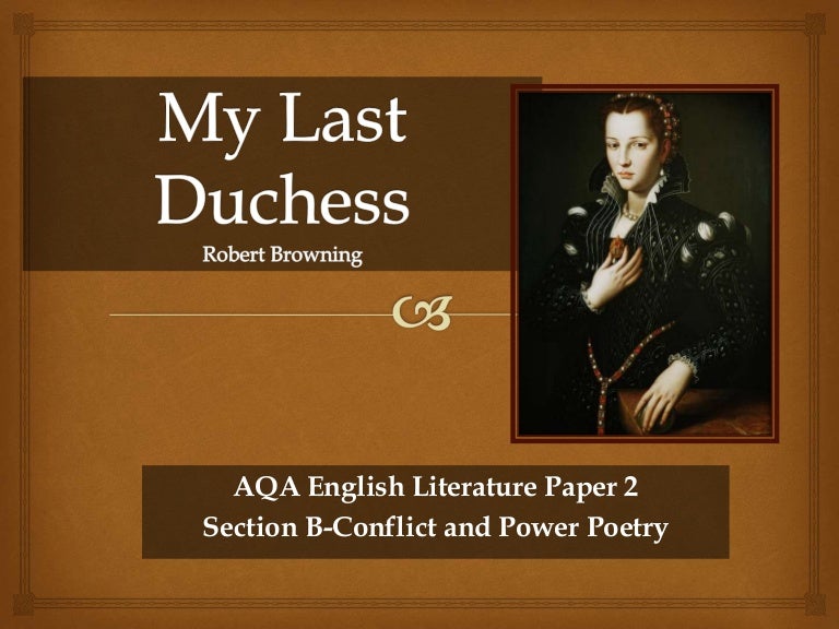 My last duchess