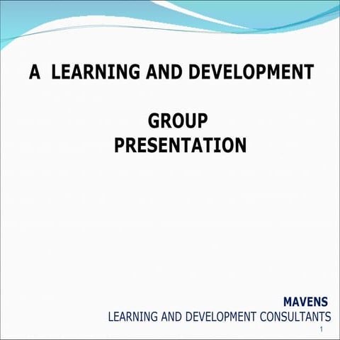 My L & D Group Presentation Slide | PPT