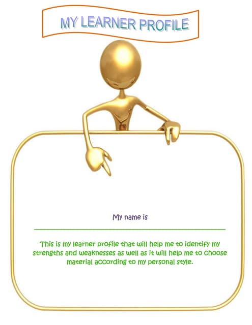 Kg ib learner profile presentation | ODP