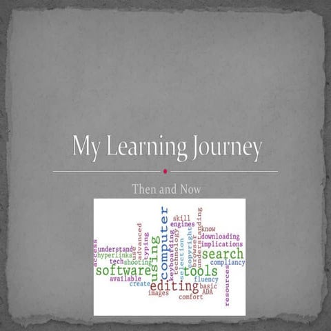 My learning journey | PPT