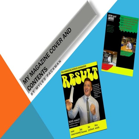 The process of making my school magazine, | PPTX
