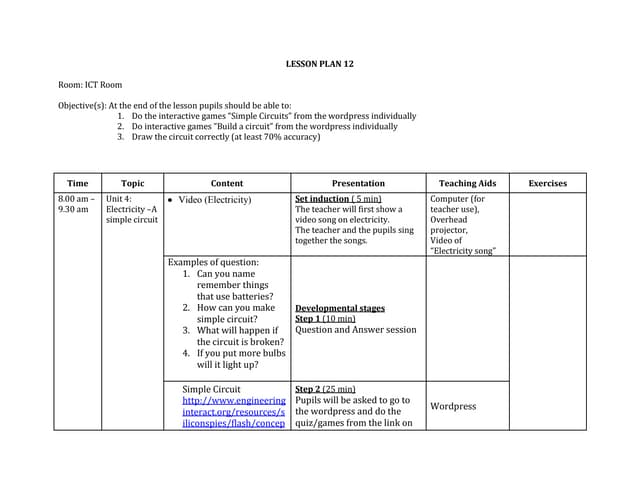 Lesson plan storage devices(latest)