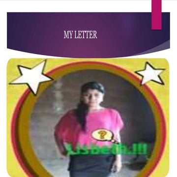 My letter | PPT