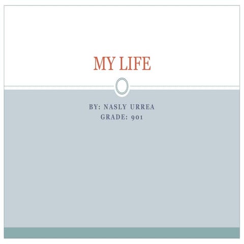 English project - My life | PPTX