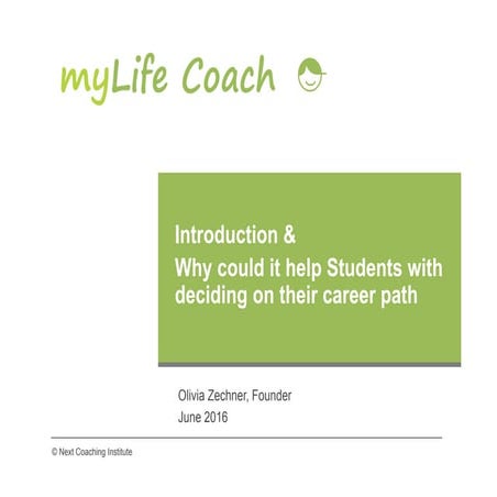 my Life Coach for Students & Graduates | PDF