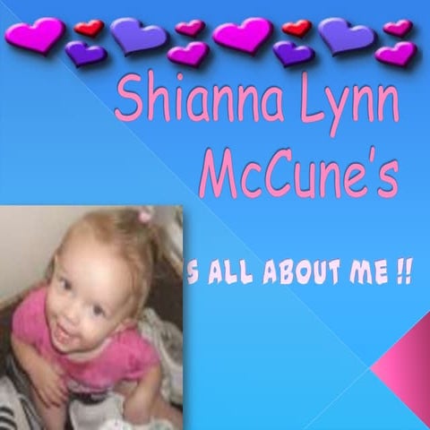 My life shianna mccune | PPTX