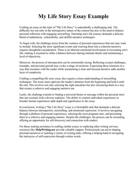 Narrative Essay About Life.pdf