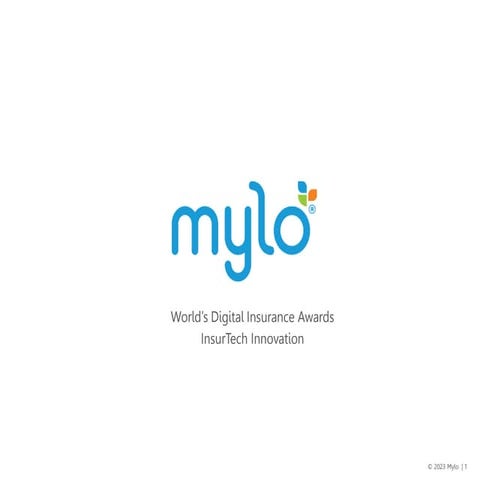 Mylo – Insurtech Innovation Award 2023 | PPTX
