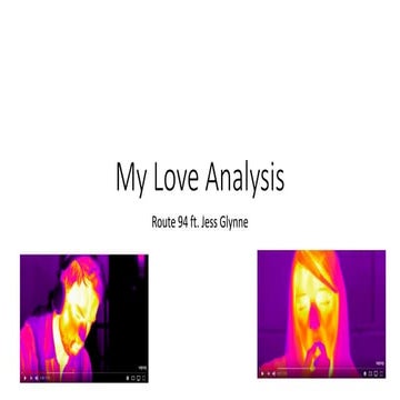 My love analysis | PPTX | Music | Entertainment
