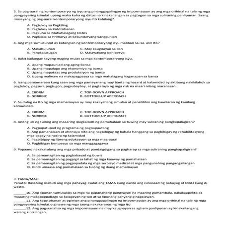 reviewer sa AP10 POWERPOINT PRESENTATION | PPTX
