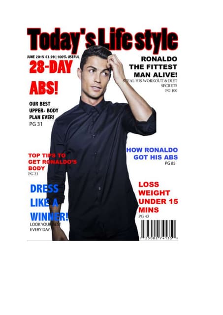 cristiano ronaldo magazine cover media | PDF