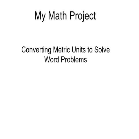 My math project | PPT
