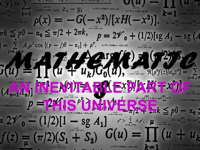 maths On SlideShare maths On SlideShare