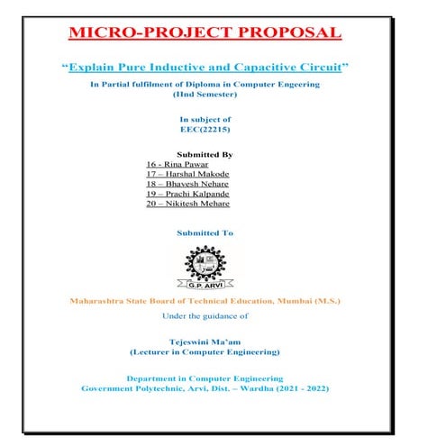 my micro project of Elements of Electrical (22215) (1).pdf
