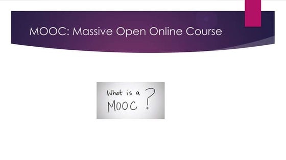 Moocs | PPTX