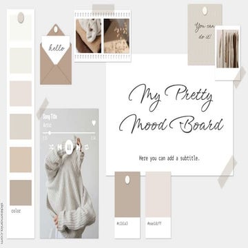 Mood board - Capture your unique vision with a collage of images, text ...
