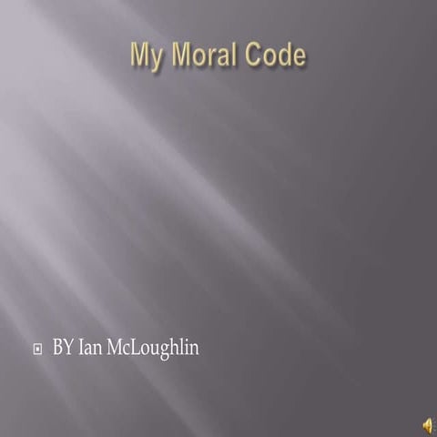 My moral code | PPTX