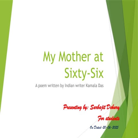 My Mother at 66Presentation for students.pptx
